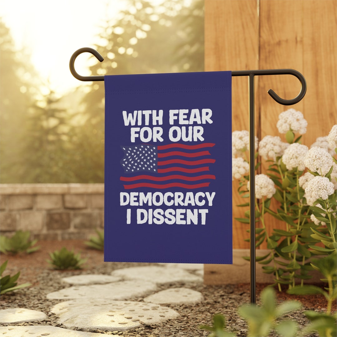 I Dissent Flag, Vote Flag, Anti-trump Flag, Democracy Flag, Funny ...