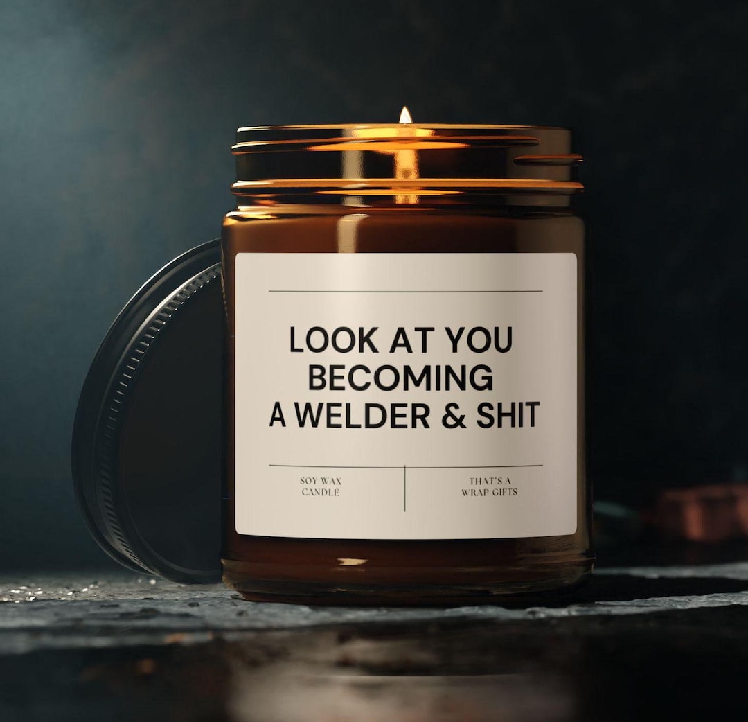 Personalized Welder Candle | Gift for Welder, Welding Gifts, Funny ...