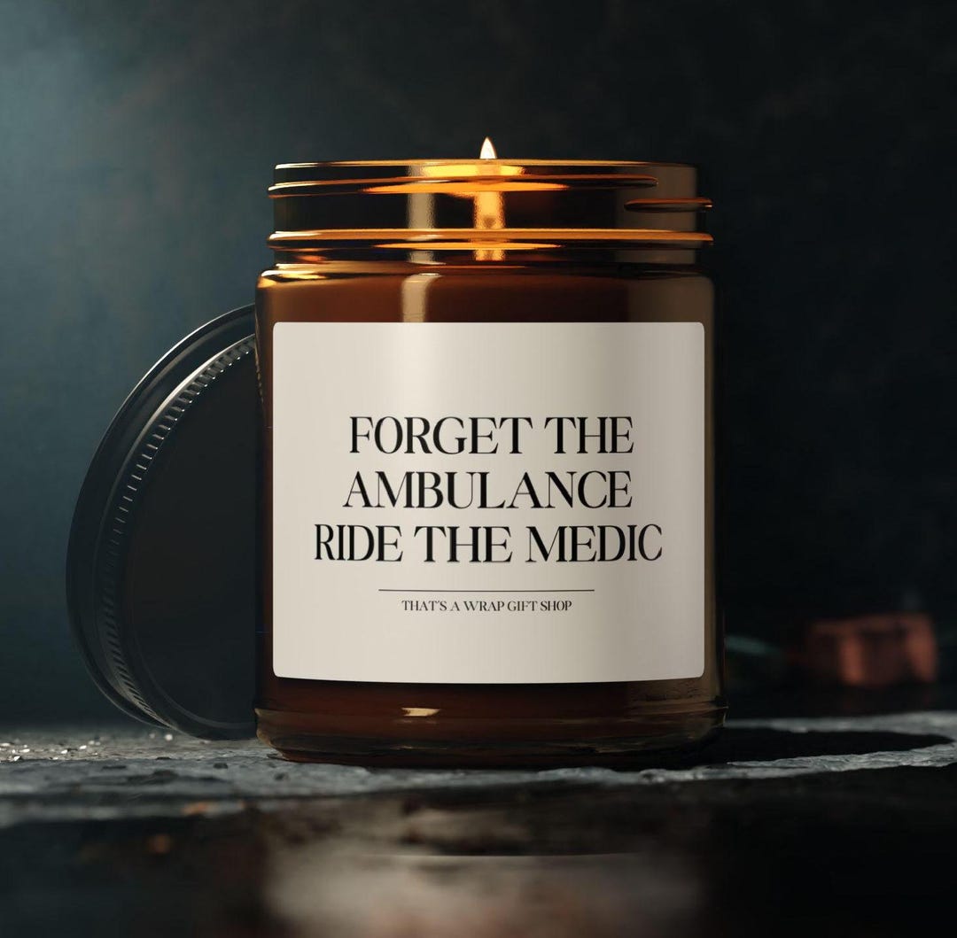 Paramedic Gift,, Emt Candle, Gift for Medic, Funny Candle for Medic, Medic Graduation Gift ...