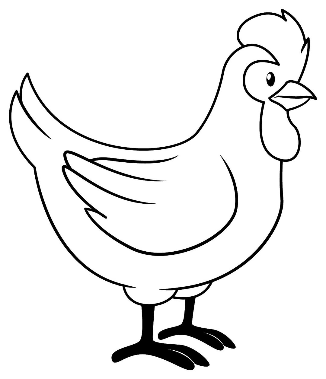 Farm Animal Chicken Hen SVG Instant Download - Etsy Canada