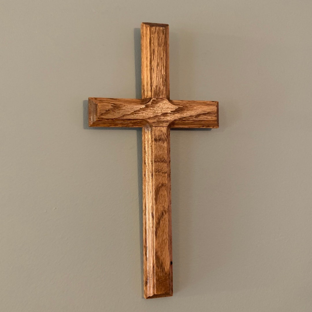 Wooden Cross Wall Mounted 12x6 Inch Handmade Christian Gifts for Son, Daughter, Niece, Nephew ...
