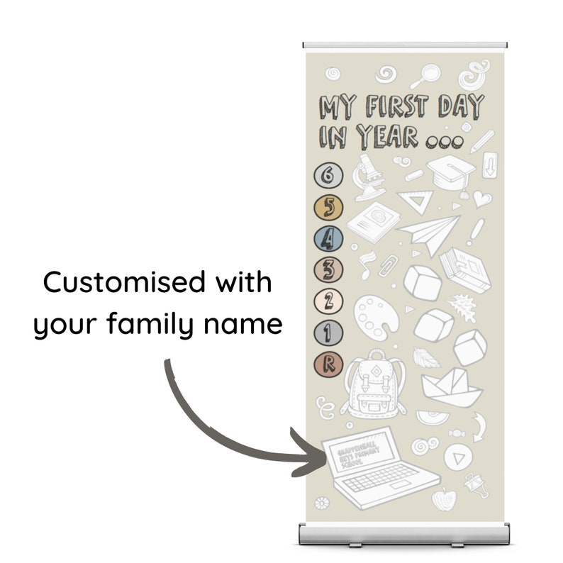 First Day at School Banner, First Day at School Photo Prop, Photo ...