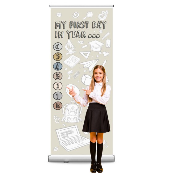 First Day at School Banner First Day at School Photo Prop - Etsy
