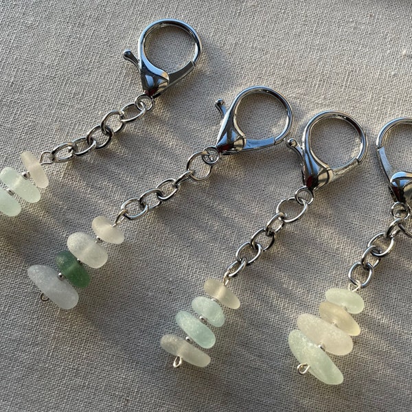 Sea Glass Keychain - Etsy