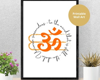 Aum Wall Poster - Etsy
