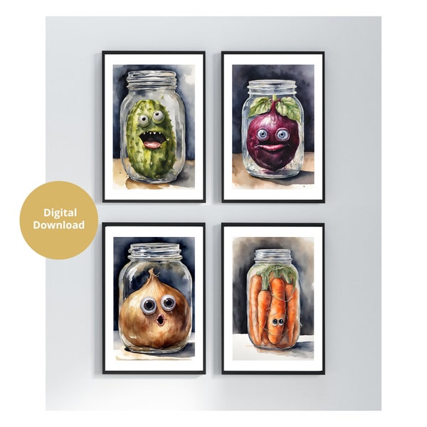 Funny Kitchen Art - Etsy UK