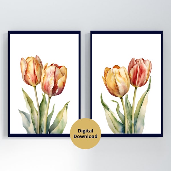 Tulip Print - Etsy
