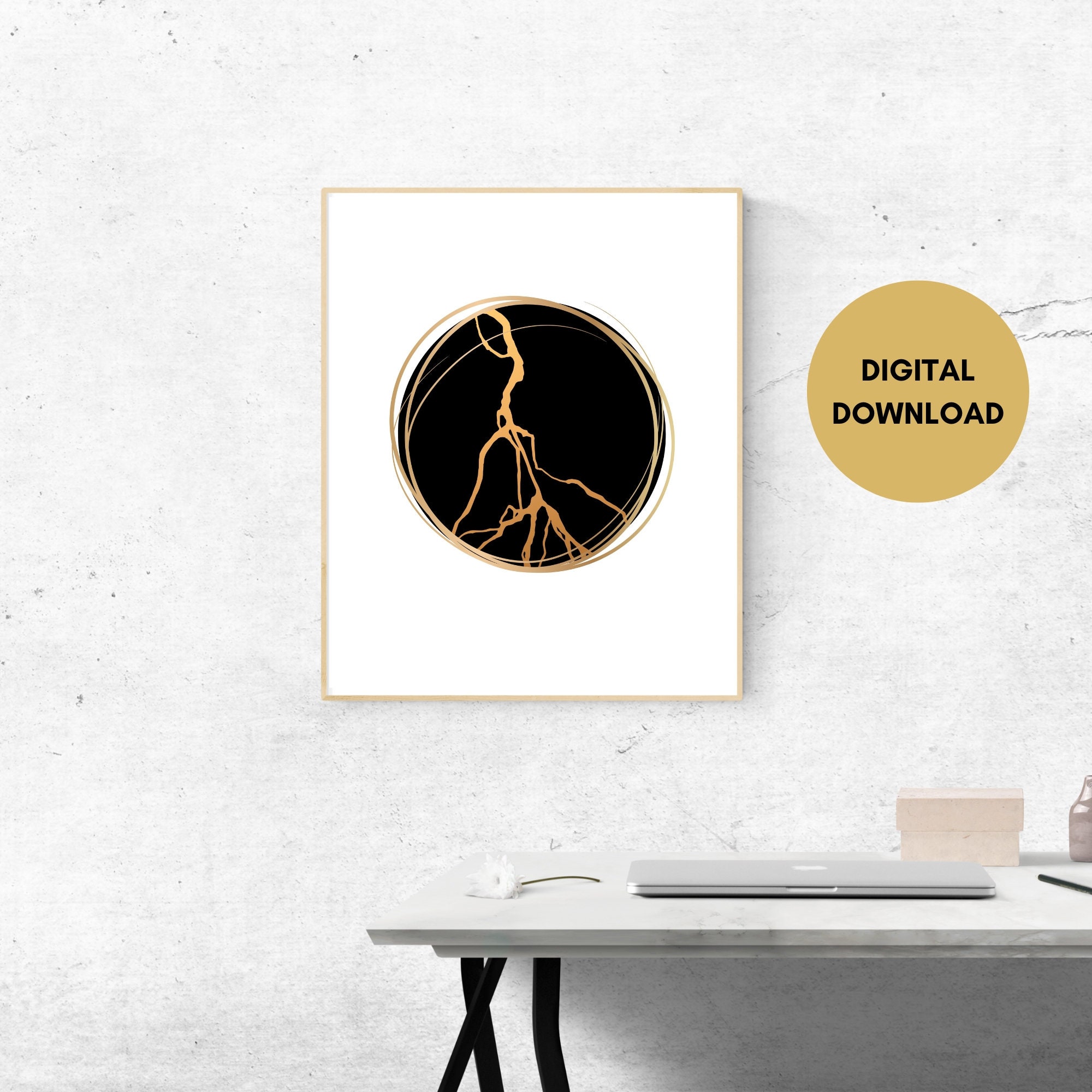 Kintsugi Wall Art Print Digital Download Japanese Kintsugi - Etsy