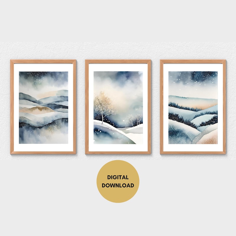 Winter Print - Etsy