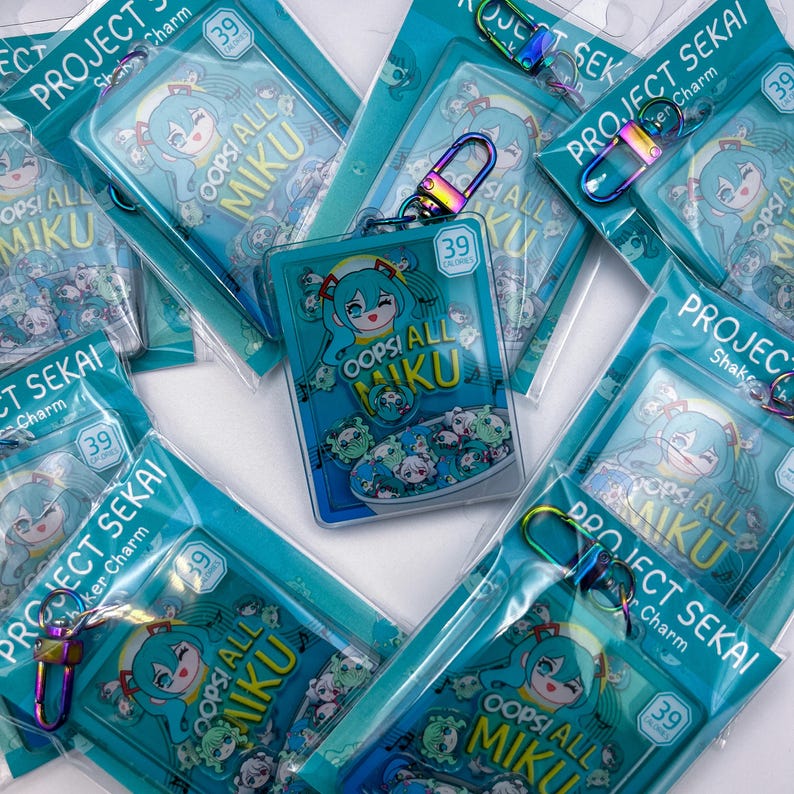 Hatsune Miku Shaker Charm: Project Sekai Cereal Box - Etsy