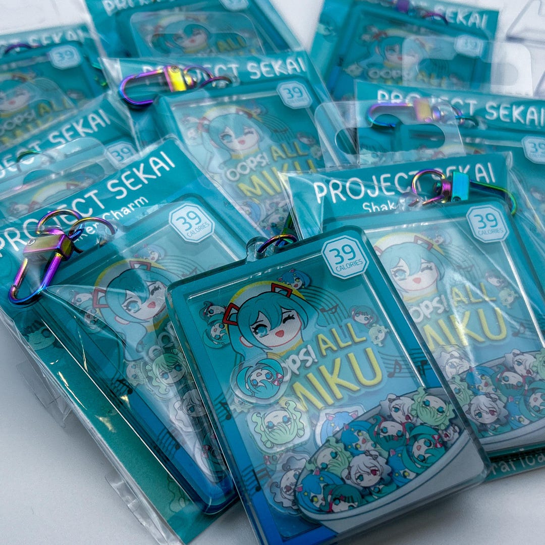 Hatsune Miku Shaker Charm: Project Sekai Cereal Box - Etsy