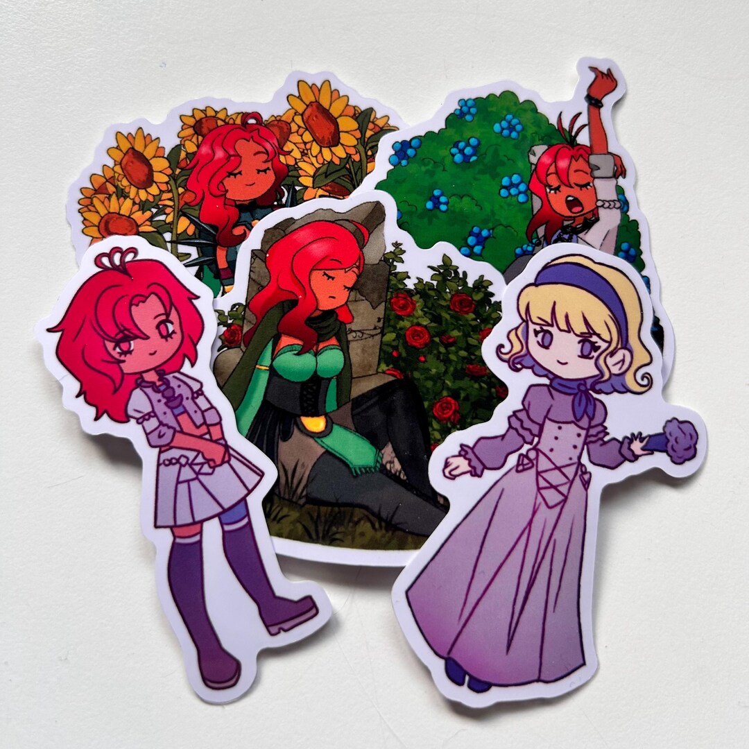 Fire Emblem 3 Houses Hapi and Constance Stickers - Etsy