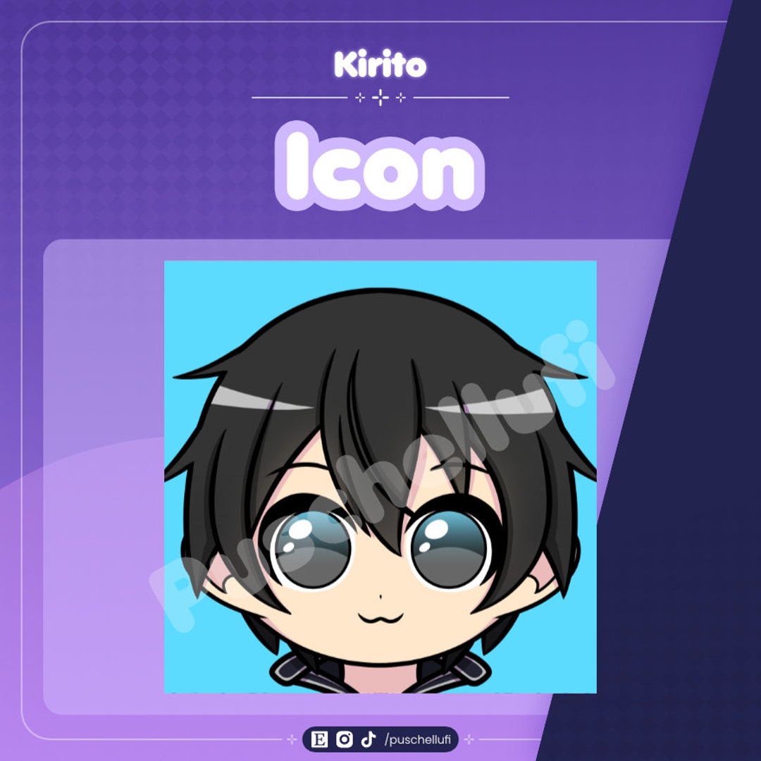 Kirito Icon / Sword Art Online - Etsy