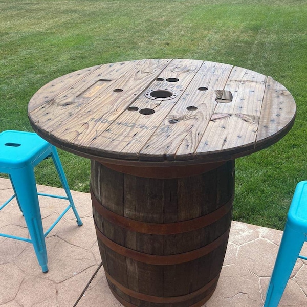 Barrel Table - Etsy