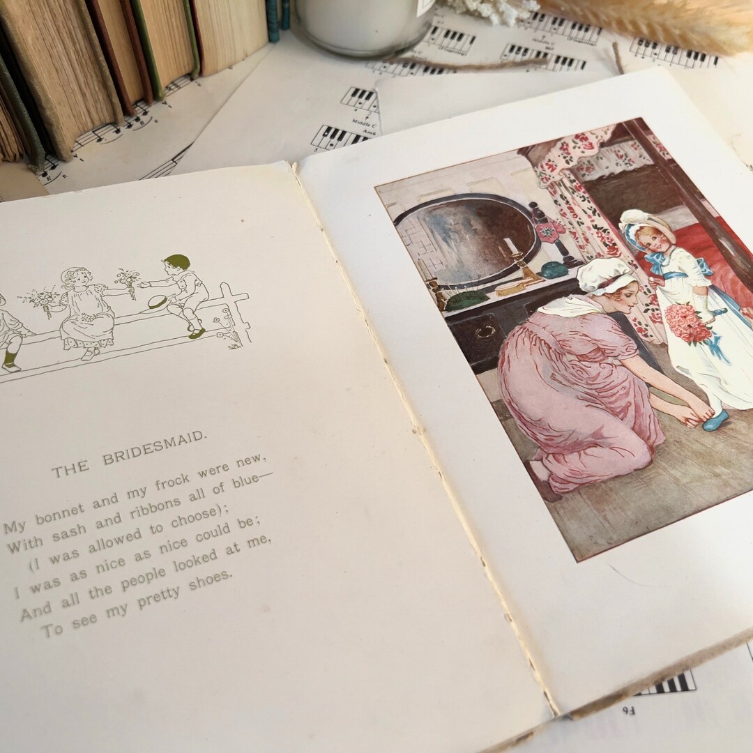 Vintage Illustrated Book, Githa Sowerby Verses, Millicent Sowerby ...