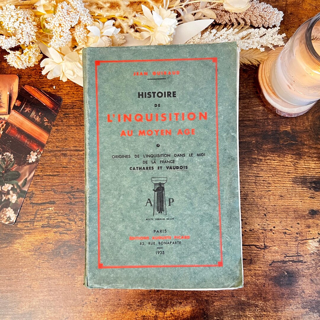 1935 French Inquisition History Book: Jean Guiraud, Medieval Origins - Etsy