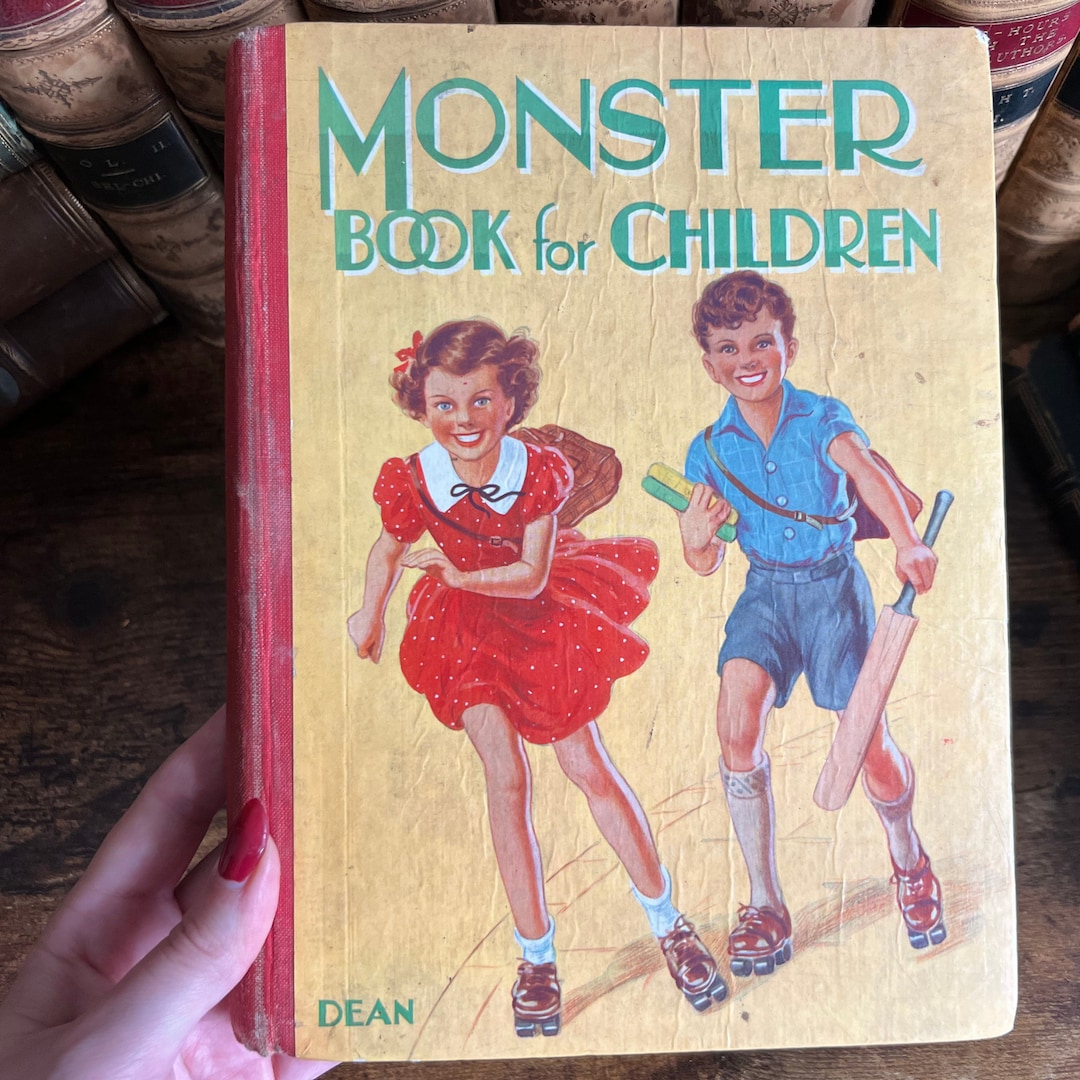 Vintage 'monster Book for Children' by Dean & Son Ltd - Etsy UK