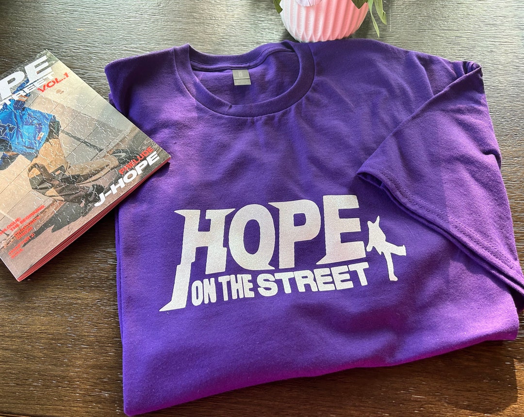 Jhope Inspired "hope on the Street" T-shirt | Jhope Shirt | Kpop Shirt ...