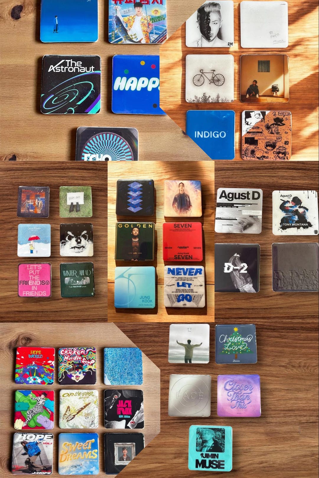 BTS Solo Album Magnets | Solo Songs | BTS Magnets | BTS Fridge Magnets ...