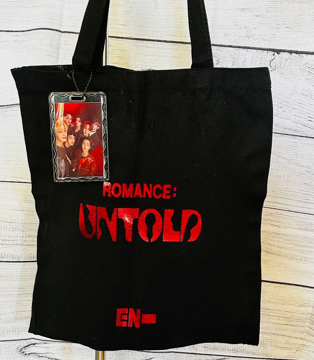 ENHYPEN 'romance: Untold' Canvas Tote Bag | Kpop Tote Bag | ENHYPEN ...