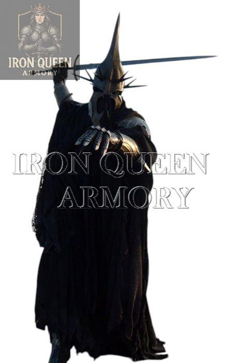 Nazgul Ringwraith Costume: Black Rider Armor, Cloak & Helmet - Etsy