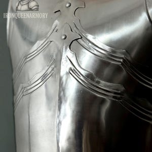 Medieval Knight Steel Breastplate Armor: Gothic Torso & Tassets - LARP ...