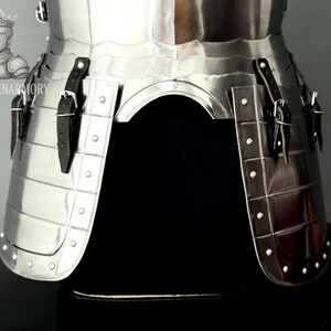 Medieval Knight Steel Breastplate Armor: Gothic Torso & Tassets - LARP ...