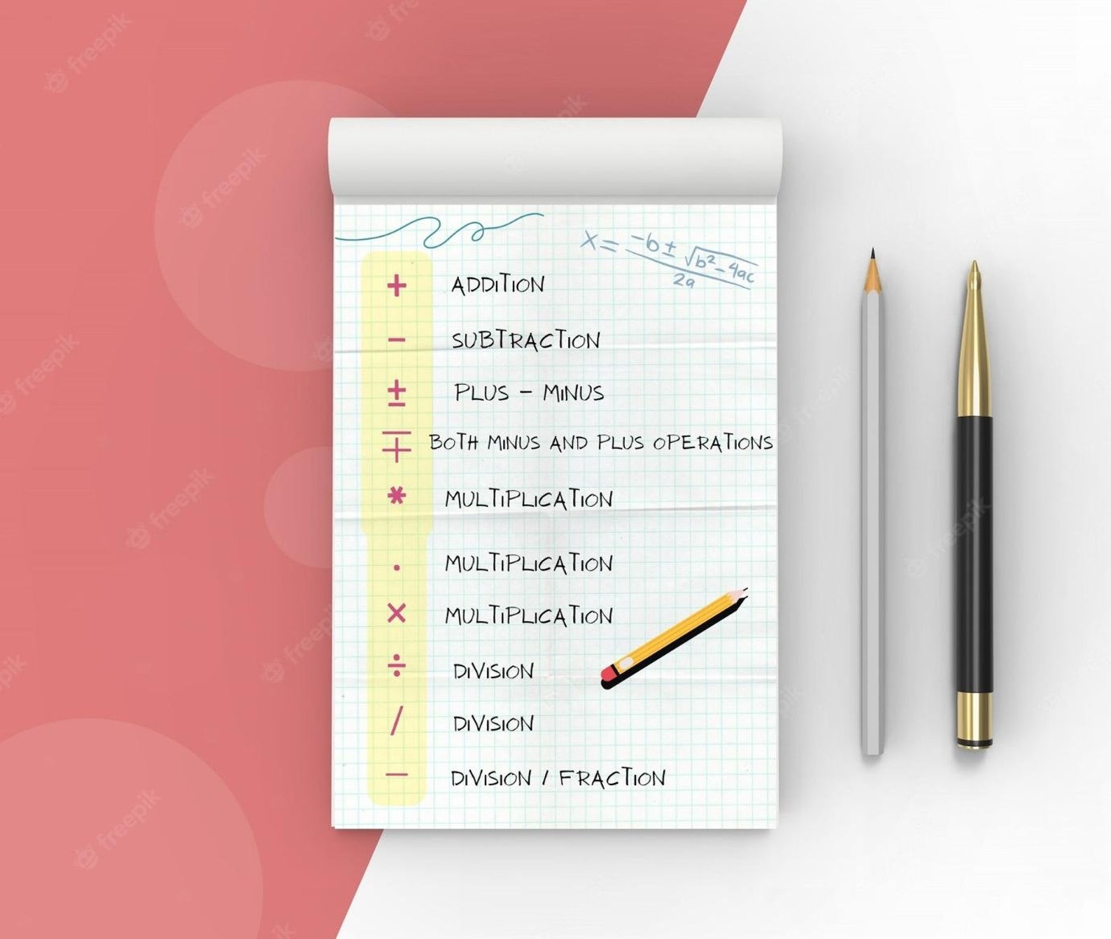 Back to School || MATH SYMBOLS || Printable Math Study Poster ...