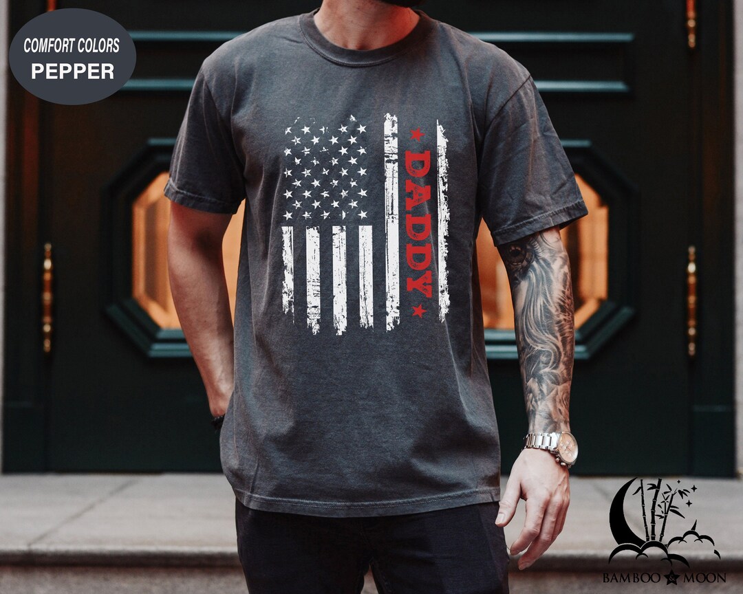 Daddy American Flag Shirt, USA Flag Daddy, Father's Day Gift, Shirt for ...