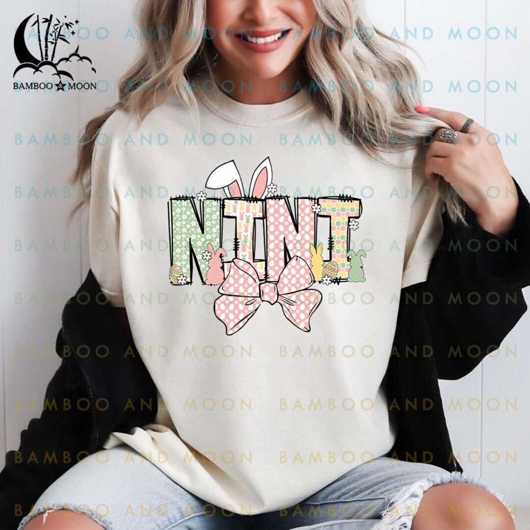 Nini Easter Coquette Shirt, Nini Easter Coquette Bow Shirt, Women's ...