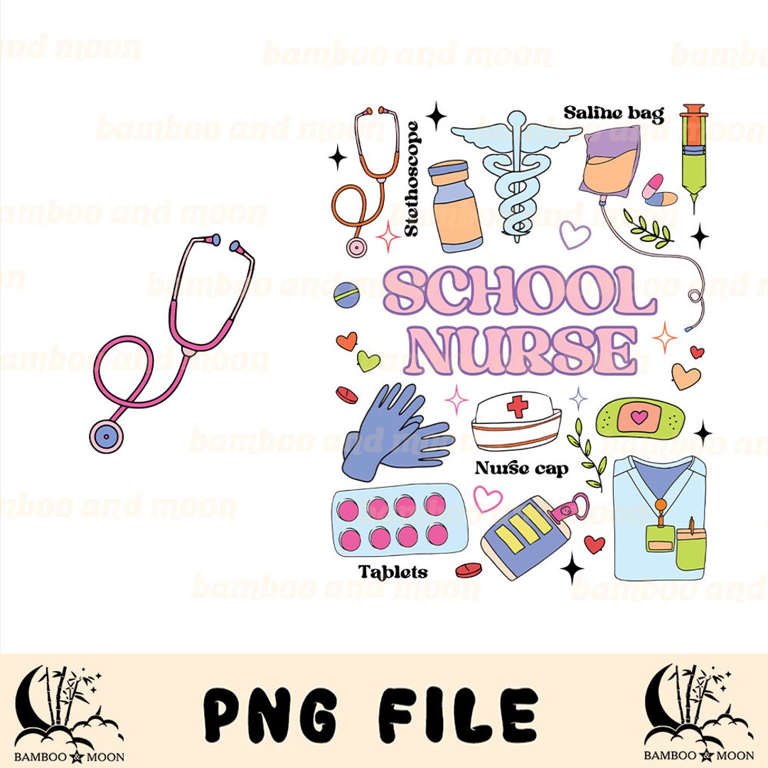 Personalized School Nurse PNG, School Nurse Gift, School Nurse, School ...