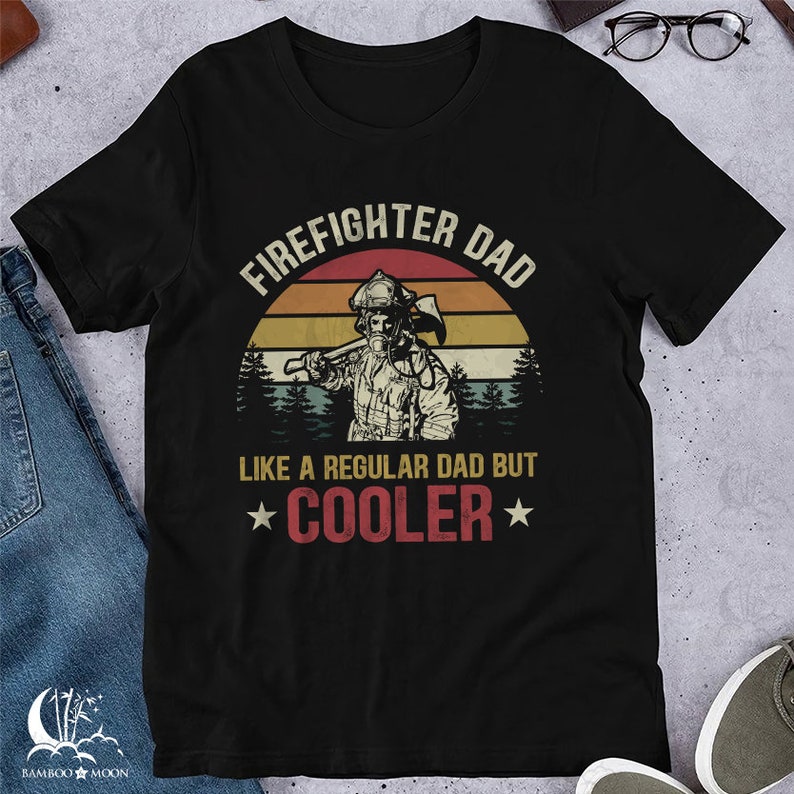 Funny Firefighter Dad Svg Png Dad Svg Fathers Day Gift for - Etsy