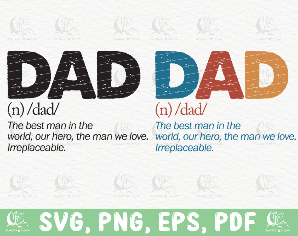 Dad Definition Svg Png Dad Svg Funny Definition Svg - Etsy