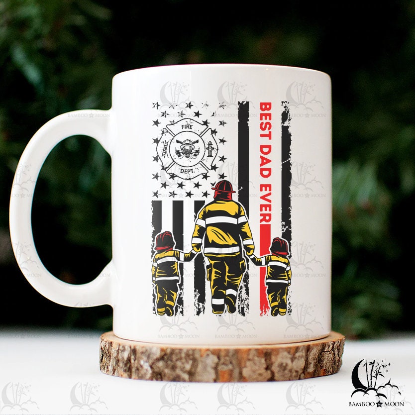 Best Dad Ever Svg Png Firefighter Dad Svg Firefighter Dad - Etsy