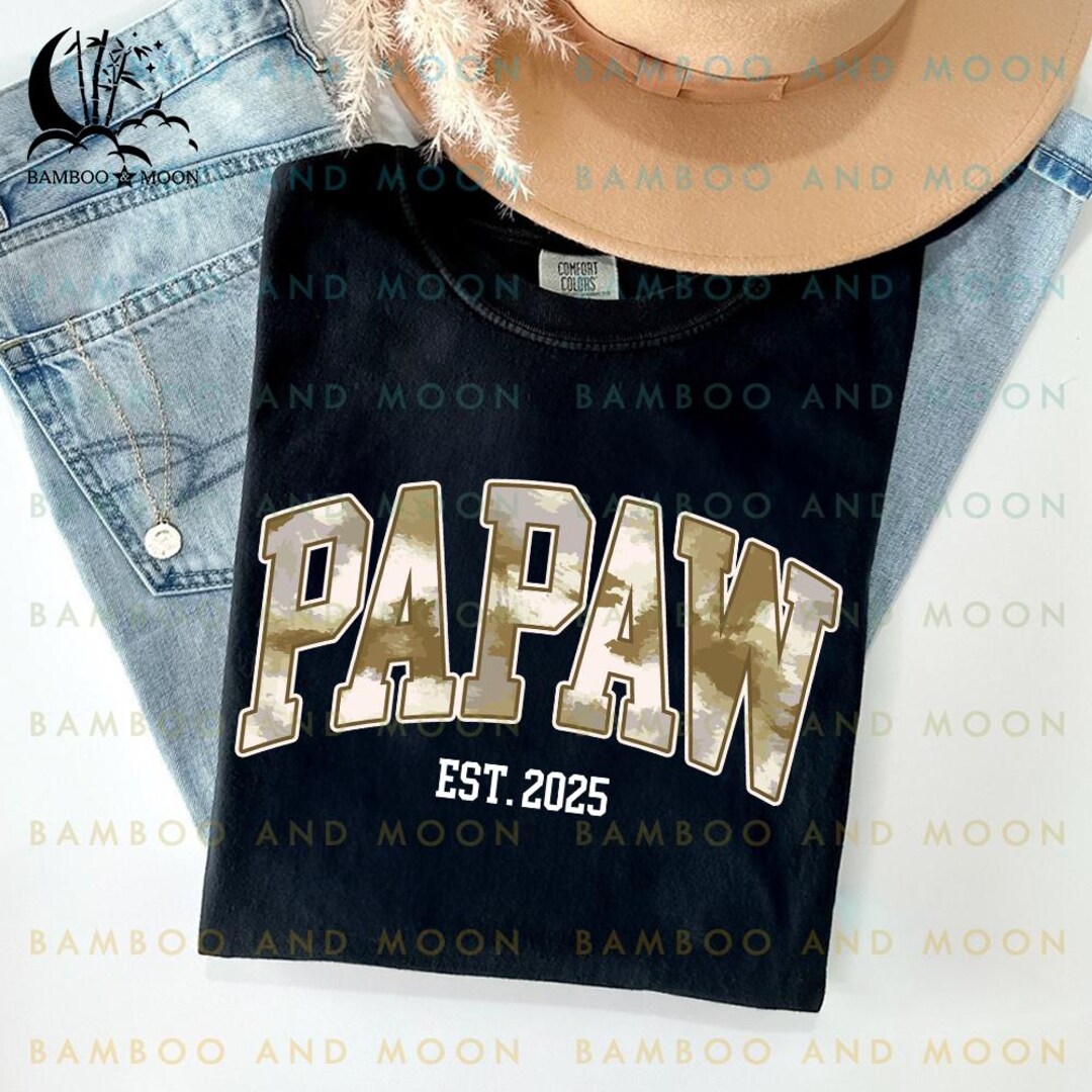 Personalized Camoflage Papaw Shirt, Papaw Shirt, Military Papaw Shirt ...