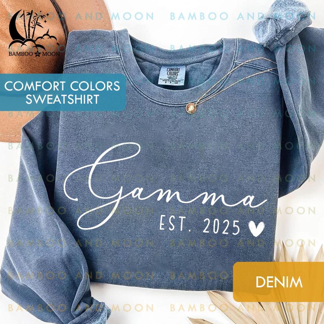 Personalized Gamma Comfort Colors Sweatshirt, Promoted to Gamma ...