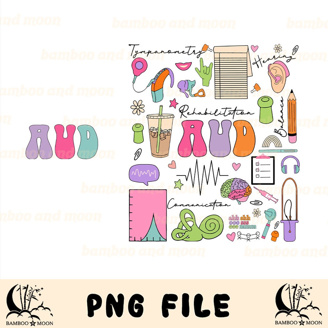 Personalized Audiologist PNG File, Audiology, New Audiologist Gift ...