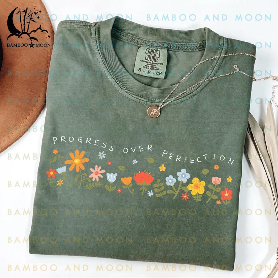 Progress Over Perfection Shirt, Teacher Shirt, Back to School Shirt ...