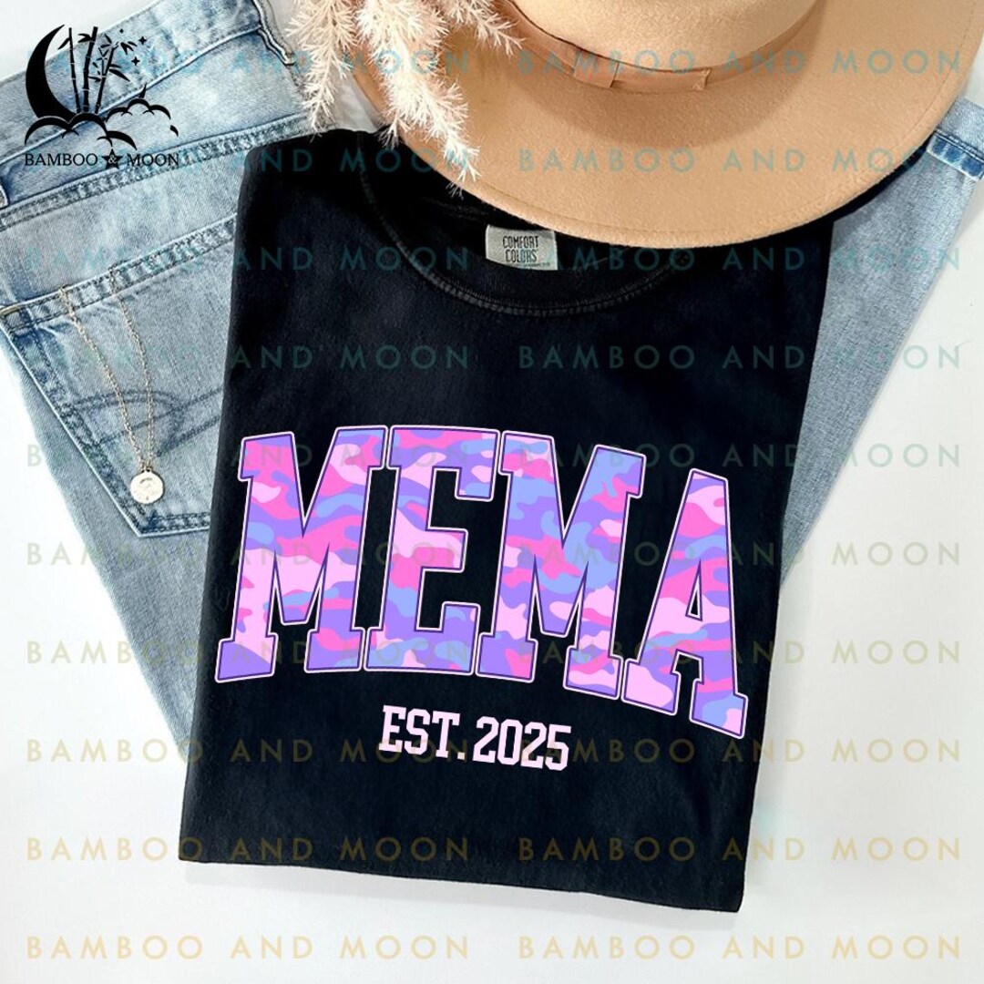 Personalized Pink Camo Mema 2025 Shirt, Camo Mema Shirt, Mother’s Day Shirt, Best Mema Shirt ...