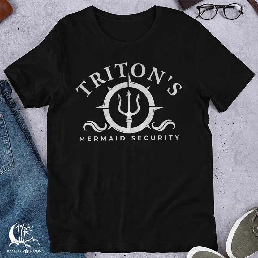 Triton's Mermaid Security Svg Png Dad Little Mermaid Svg - Etsy UK