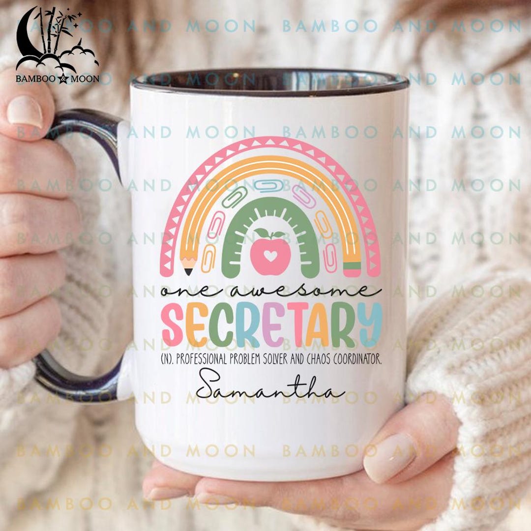 Personalized School Secretary Mug TH1392 - Etsy