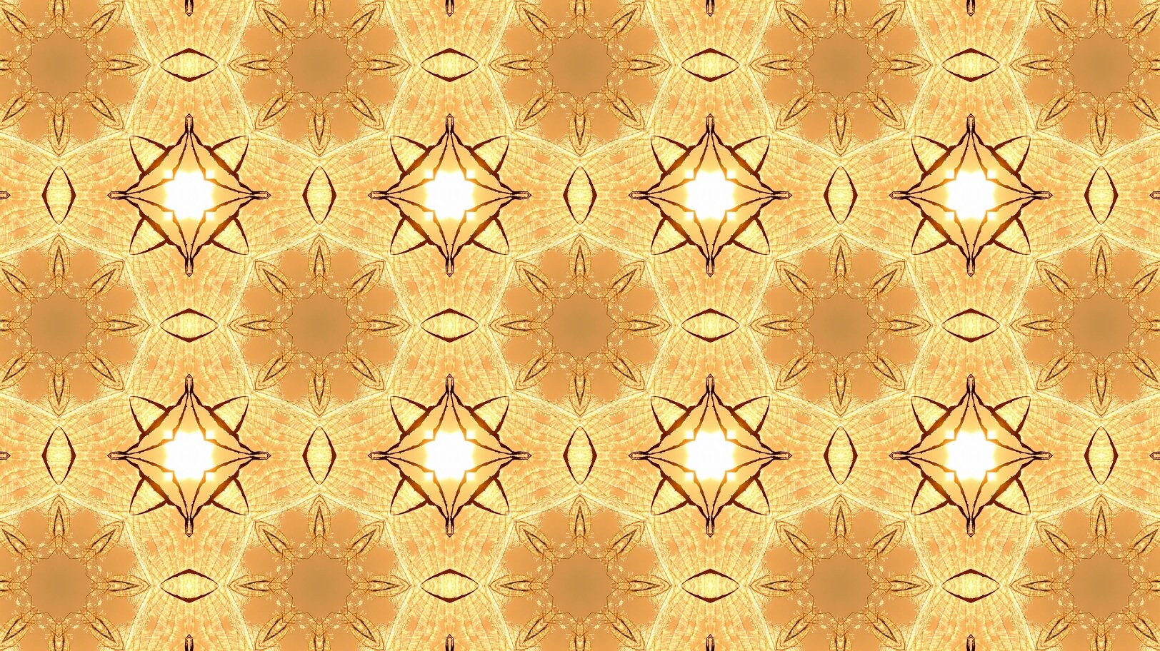 Floral Dandelion Mosaic Trellis Pattern Gold - Etsy