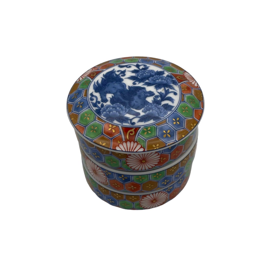 Imari Porcelain Stacking Bowls From Otagiri Mercantile Company - Etsy