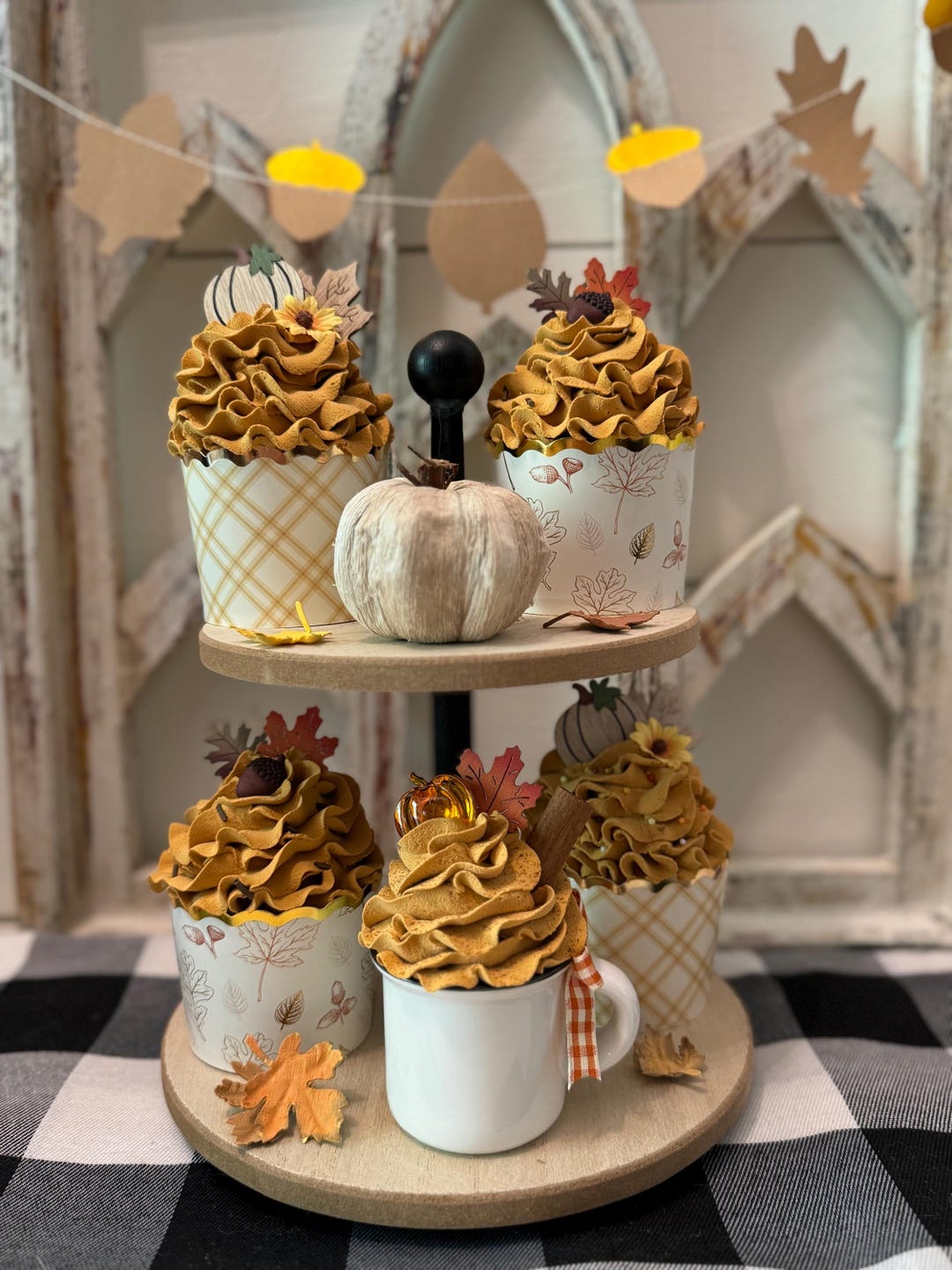 Fall Themed Faux Sweets~fake Bake~ Whipped Mug~ Pumpkin Season~acorns ...