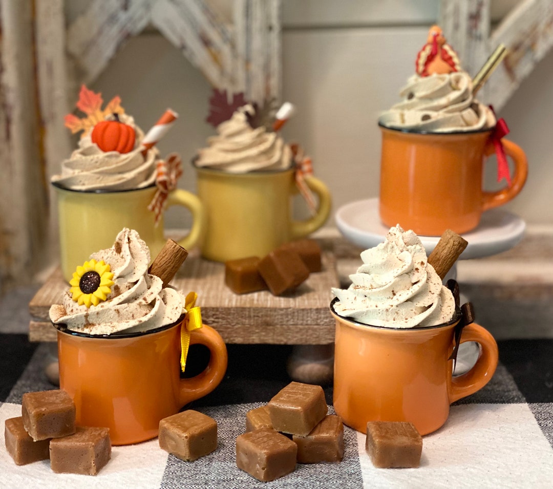 Fall Themed Mini Mug~ Whipped Top~ Thanksgiving~ Fake Bake~ Faux Drink ...