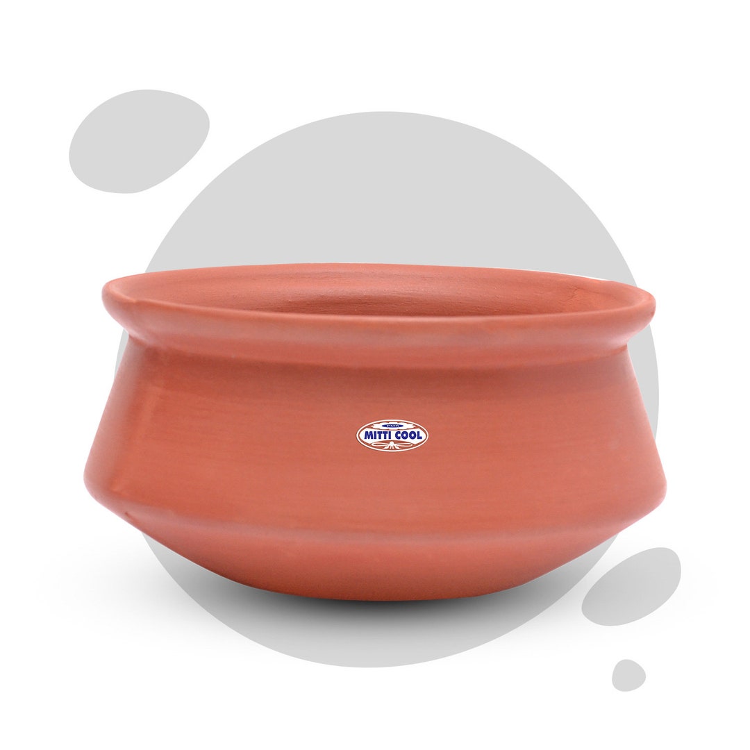 Ayurveda Clay Cookware Curry Biryani Pot, Handmade Clay Biryani Pot ...