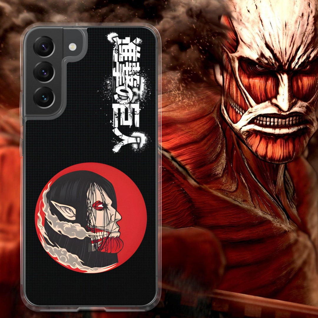 Attack on Titan Eren Yeager Titan Samsung Galaxy S10 S22 Ultra Clear ...