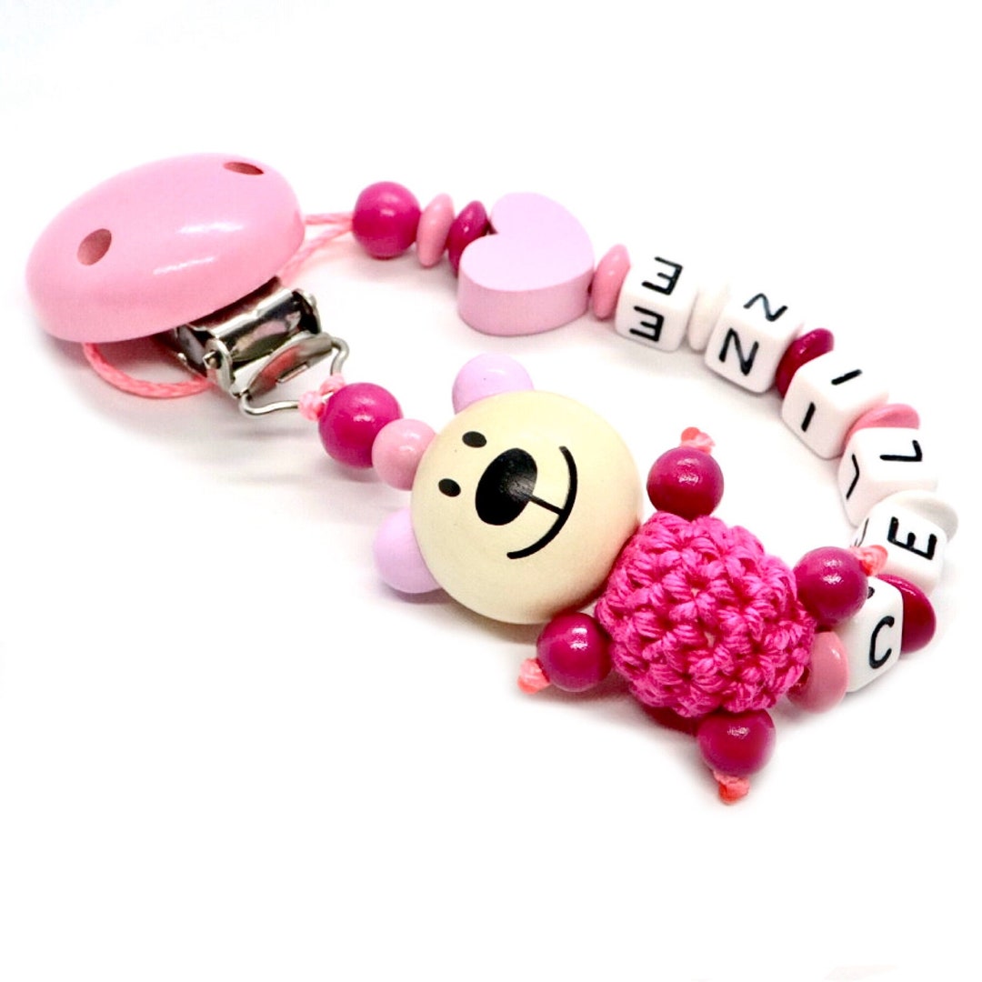 Pacifier Chain Named | Pacifier Chain Personalized | Pacifier Chain ...
