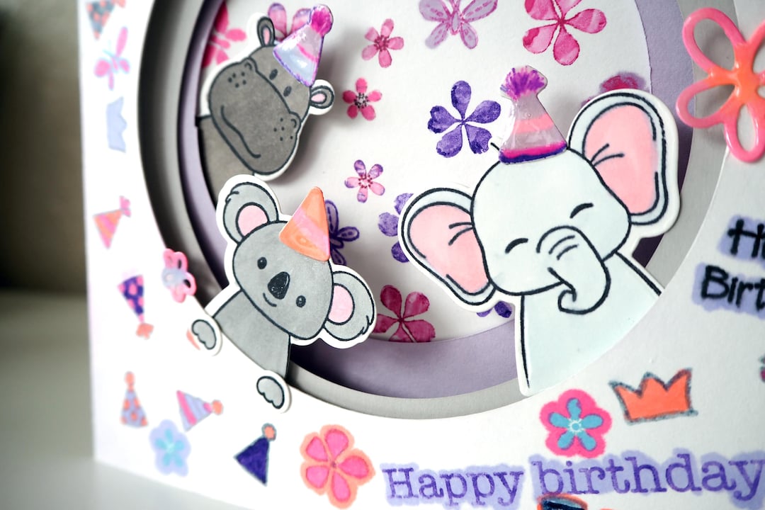 Birthday Card Handmade Card Cute Animals Card Funny Birthday Card ...