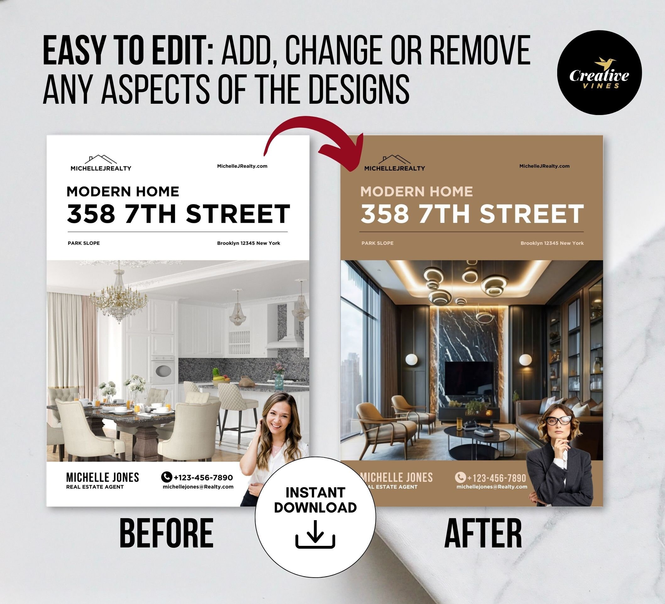 Luxury Property Brochure, Real Estate Flyer, Real Estate Marketing ...